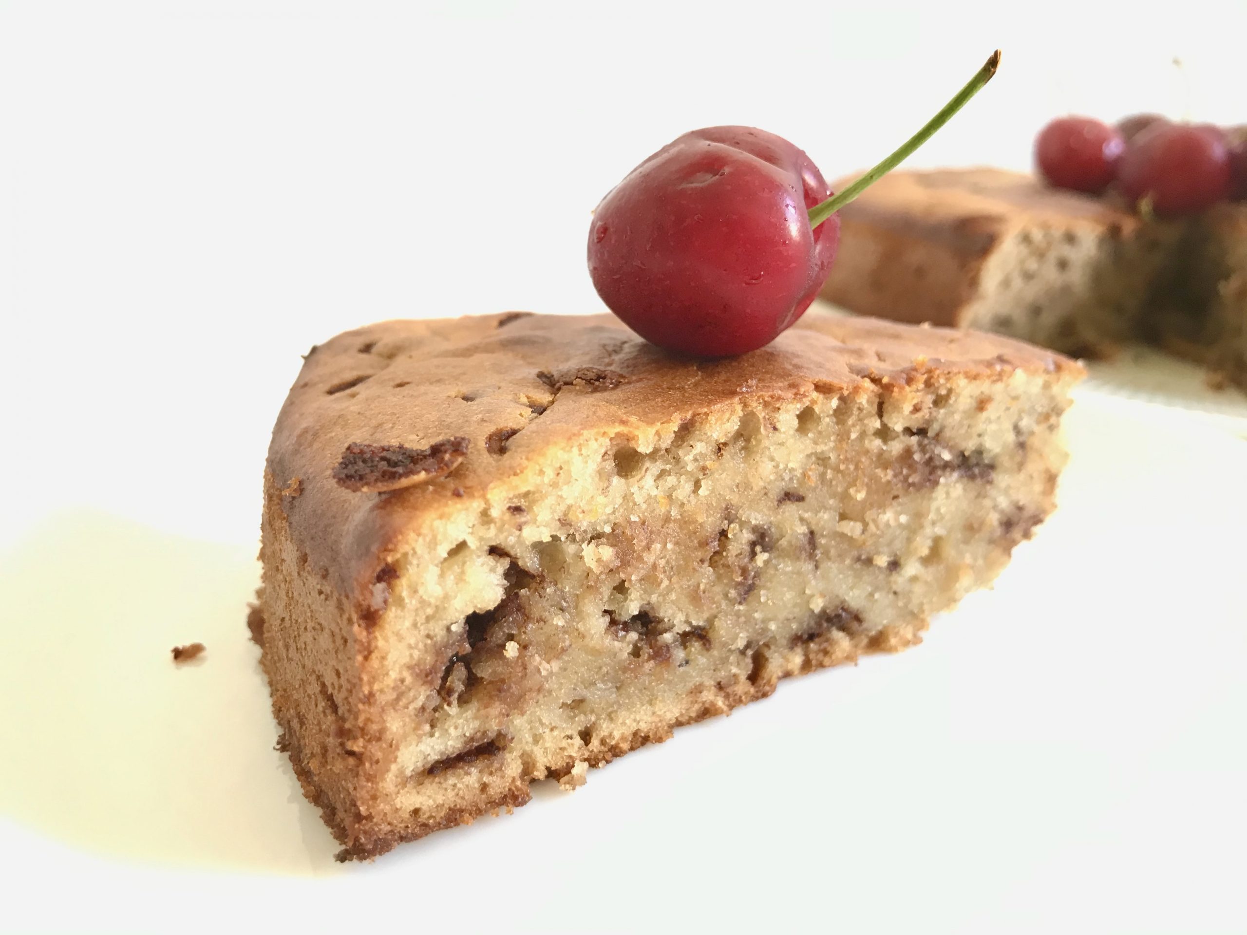 Vegan Chocolate Chip Banana Tea Cake – My Veggie Lab